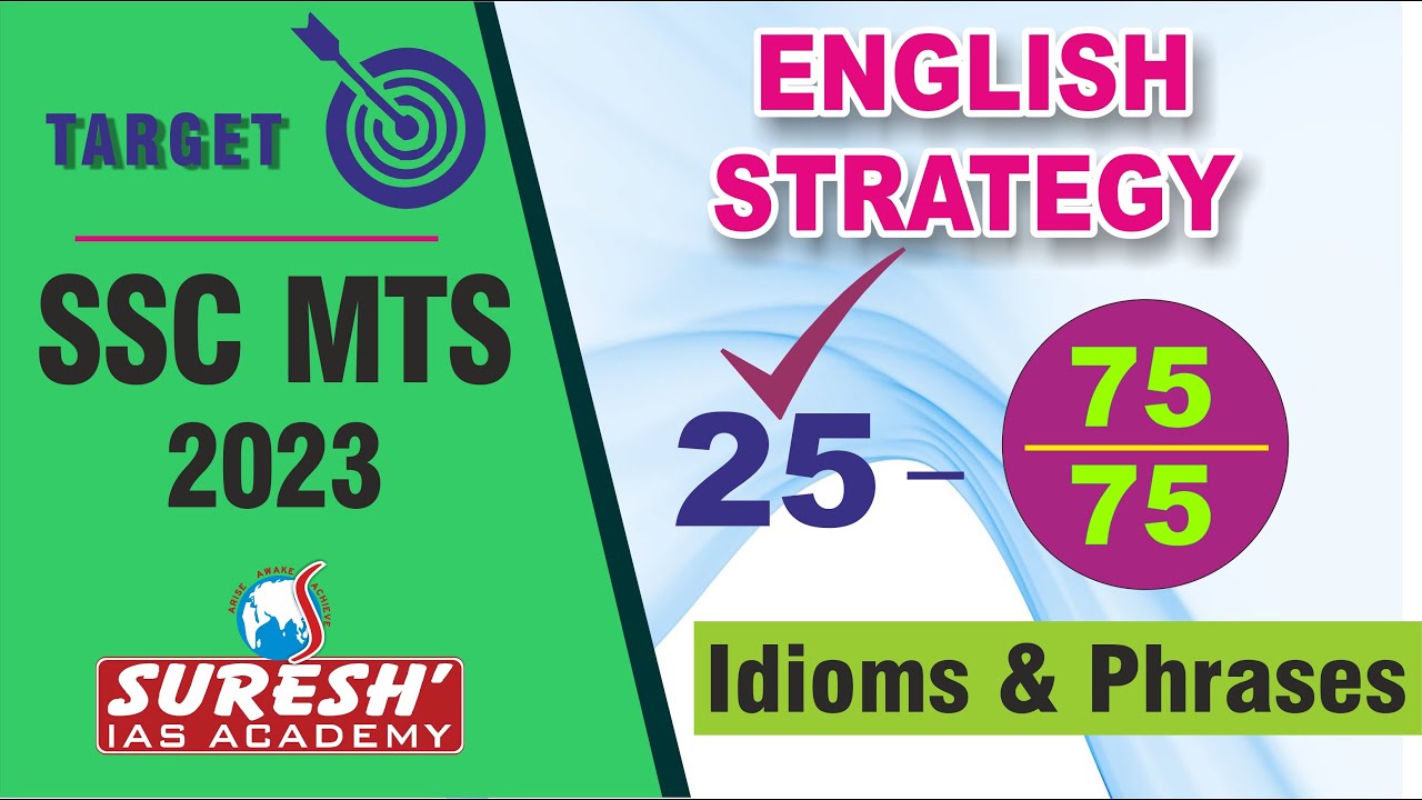 SSC MTS ENGLISH IDIOMS PHRASES BY MR PRAKASH YouTube ssc-mts-english-idioms-phrases-by-mr-prakash-youtube