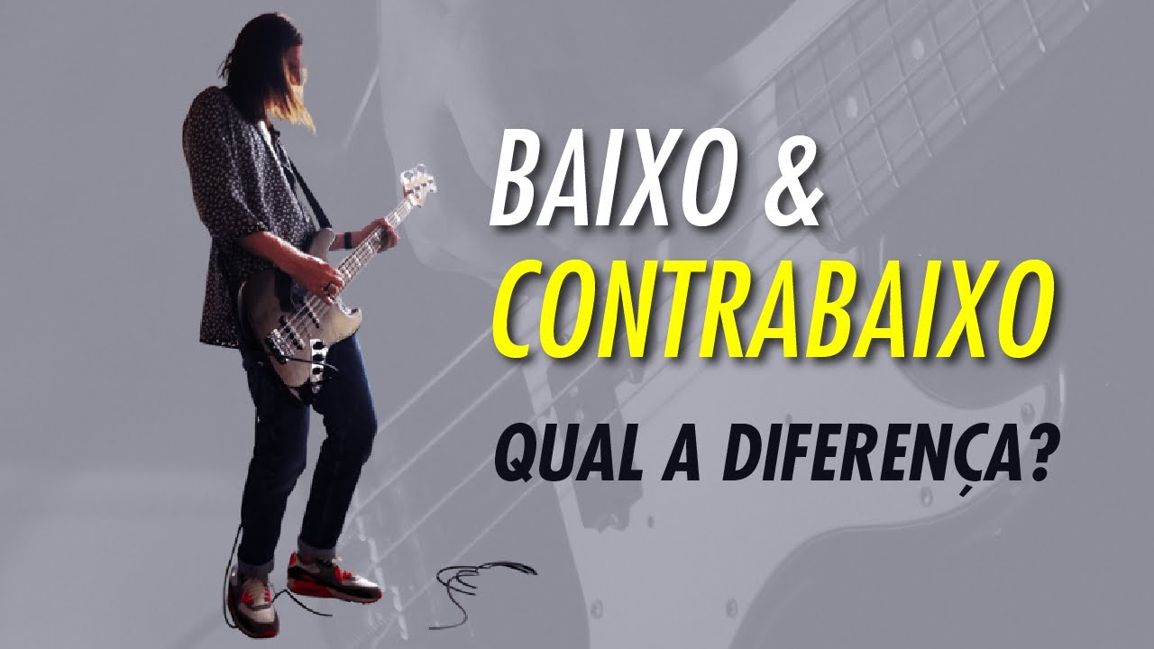 Baixo E Contrabaixo Diferença - LIBRAIN