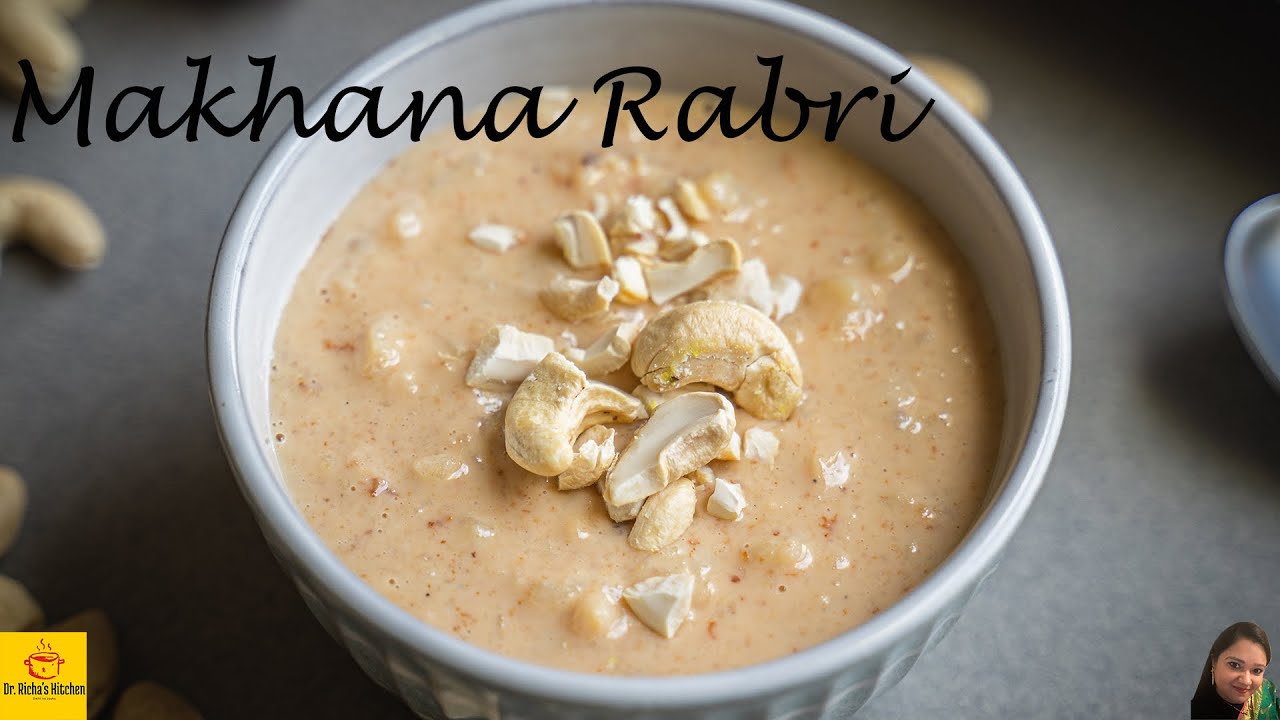 Makhana Rabri | How to make Rabri at Home | Quick and Easy Recipe - YouTube