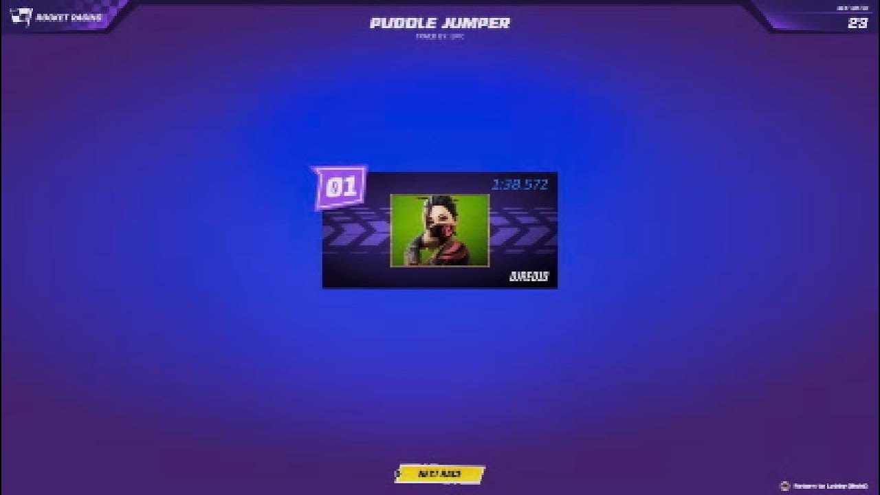 Puddle Jumper 1:38.572s Ultra shortcut World Record - YouTube