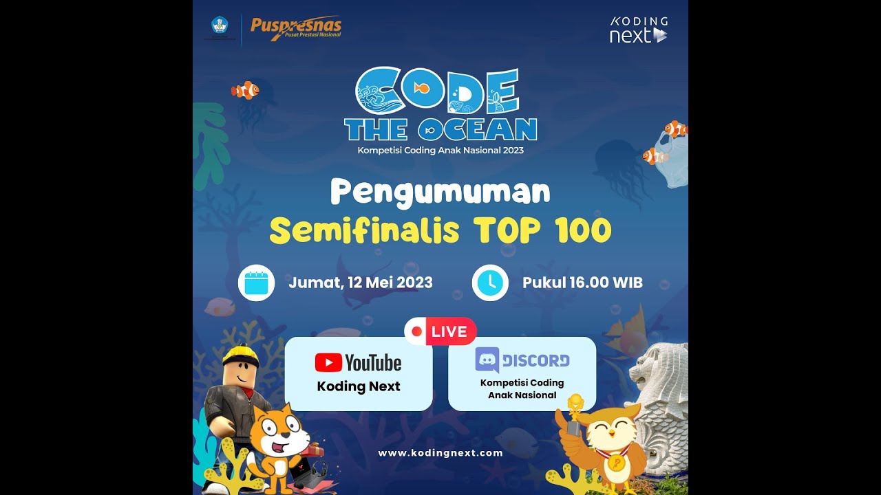 Pengumuman Code The Ocean Tahap I - YouTube