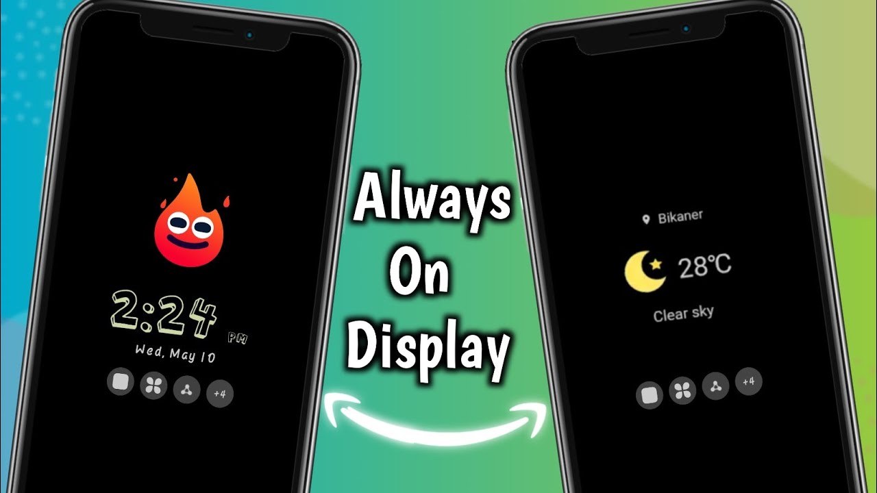 10+ Amazing Always on Display !! How to apply Always on Display in ...