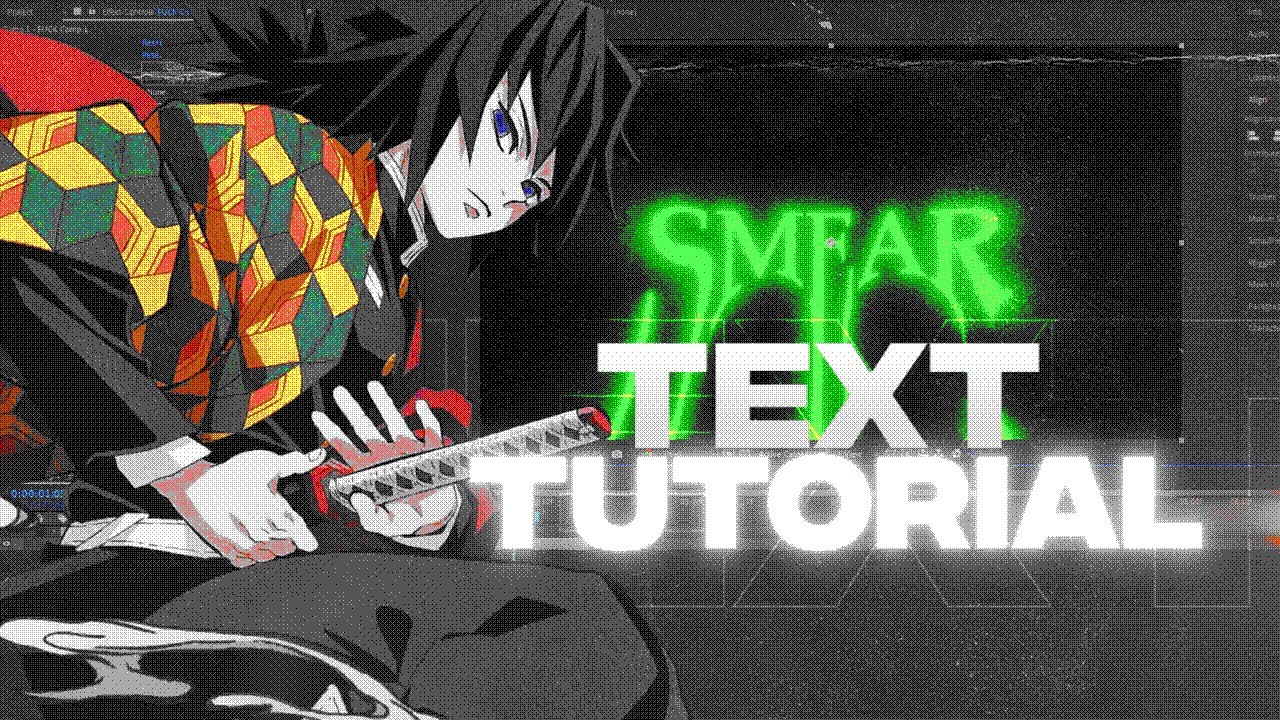 DRIPPING TEXT | After Effects AMV Tutorial (FREE PF) - YouTube