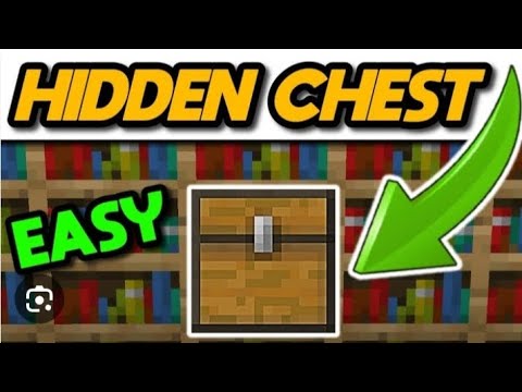 HOW TO MAKE HIDDEN CHEST IN MINECRAFT EASY - YouTube