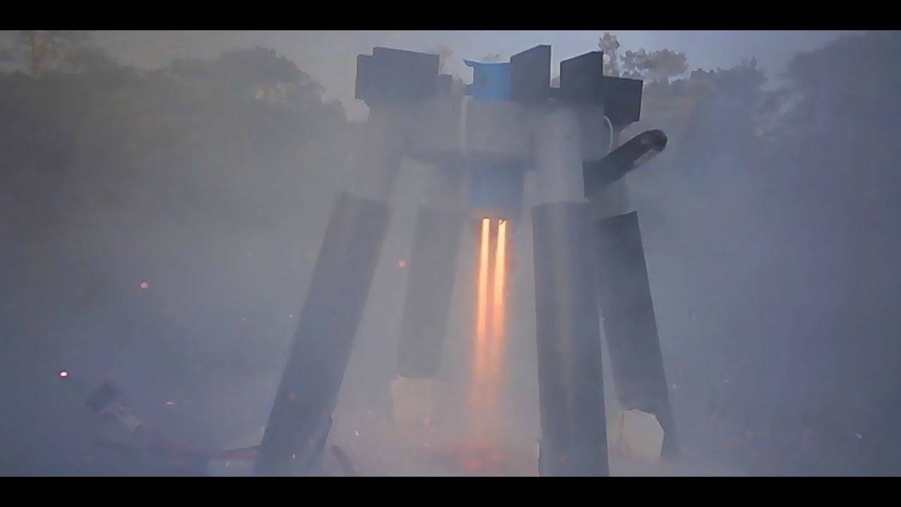 2 Motor Hot Fire Test - YouTube