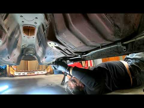 Nissan 300ZX - Part 61 - Brake lines and Fuel Lines removal from body ...
