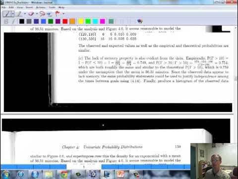 UMA 4.3a Uniform, Exponential, and Gamma Distributions - YouTube