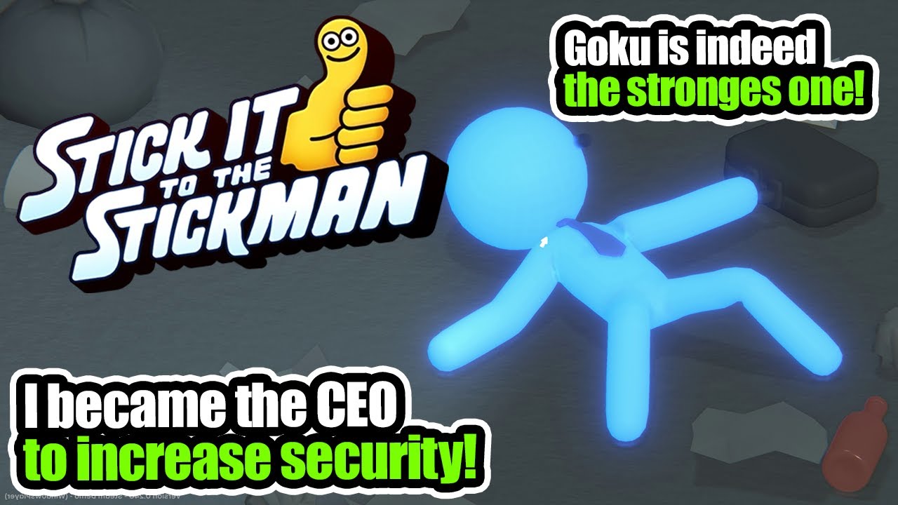 It's just so much fun! - Let's try: Stick it to the Stickman - YouTube