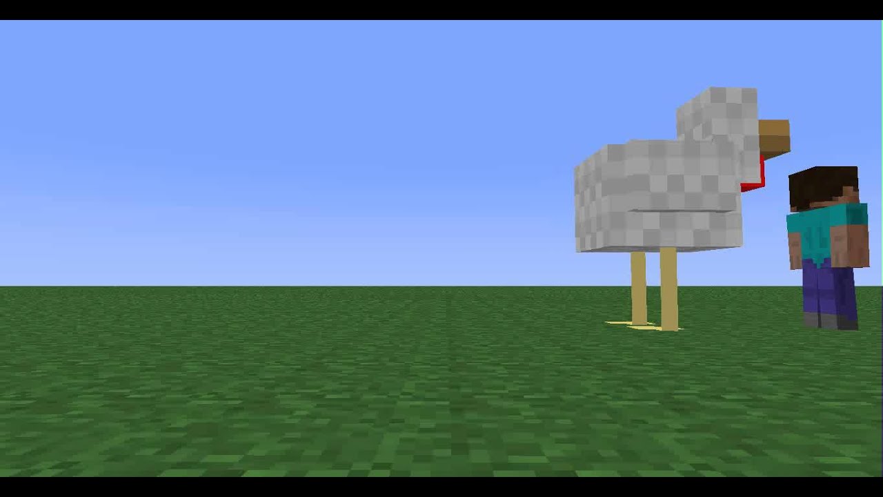 Giant chicken' on minecraft? - YouTube