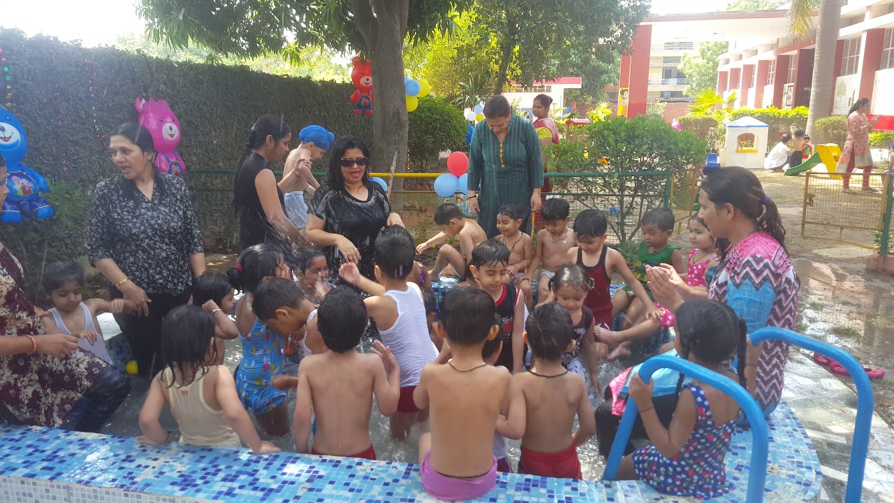 Splash pool bash. Water is always children's first love. Once they go ...