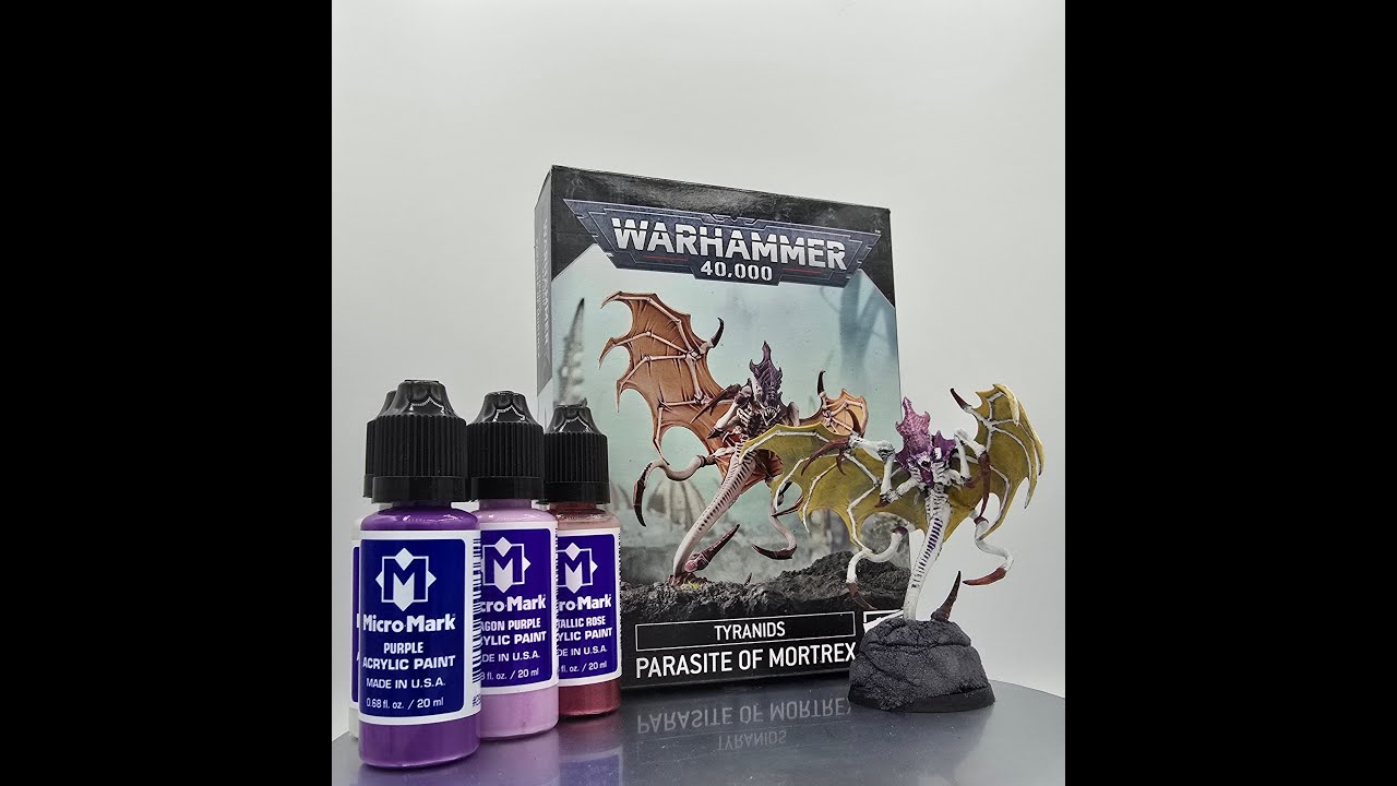 BUILD AND PAINT WARHAMMER 40k PARASITE OF MORTREX WITH MICROMARK - YouTube
