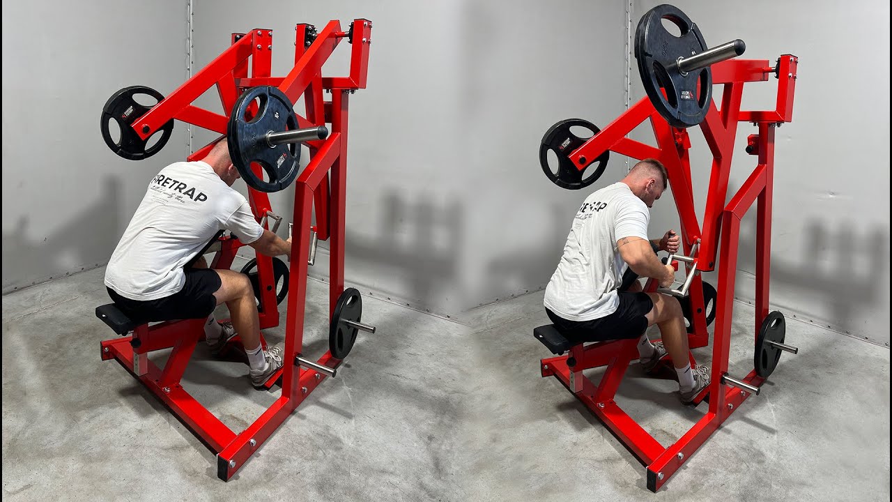 GYMEQUIP.EU / Lever Seated Low Row Machine L9 / Factory - YouTube