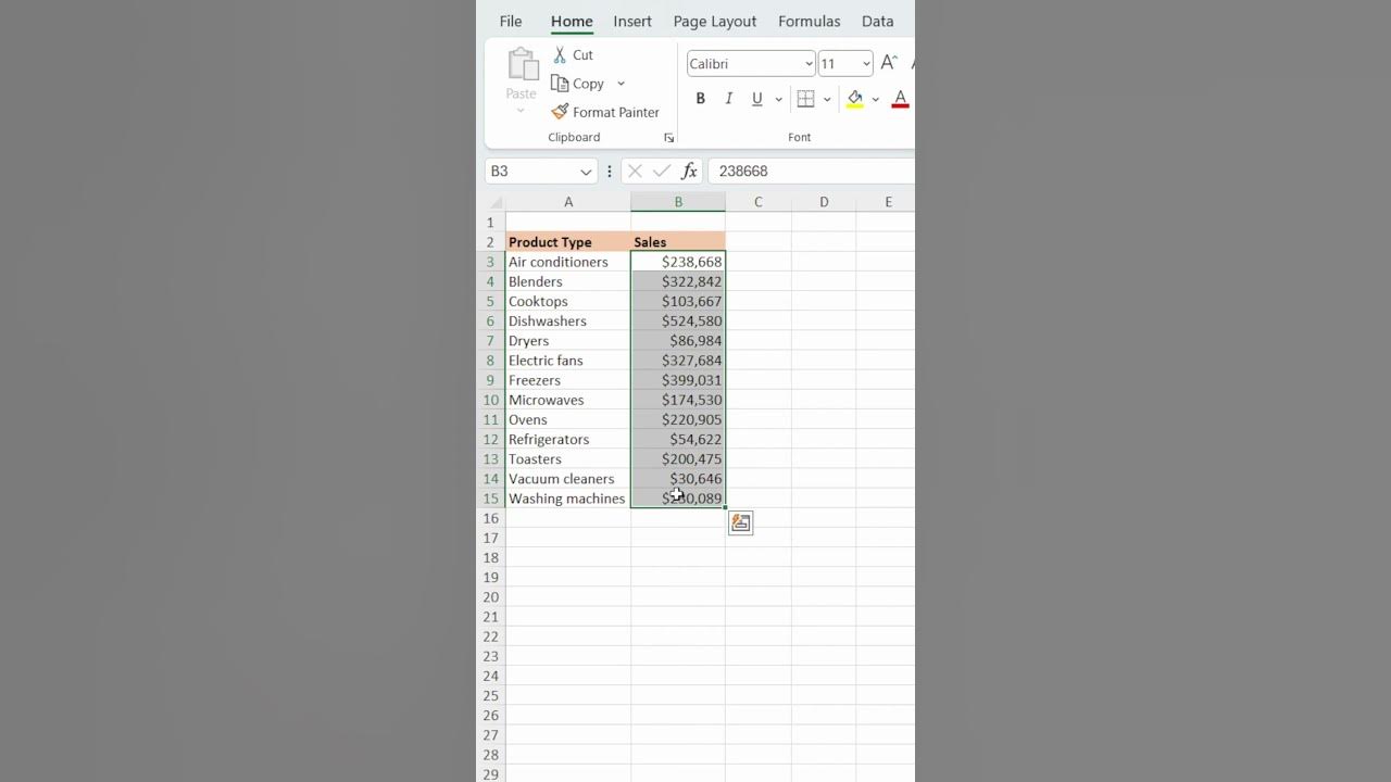 How to add data bars in Excel #excel #exceltips #exceltutorial #microsoftexcel - YouTube