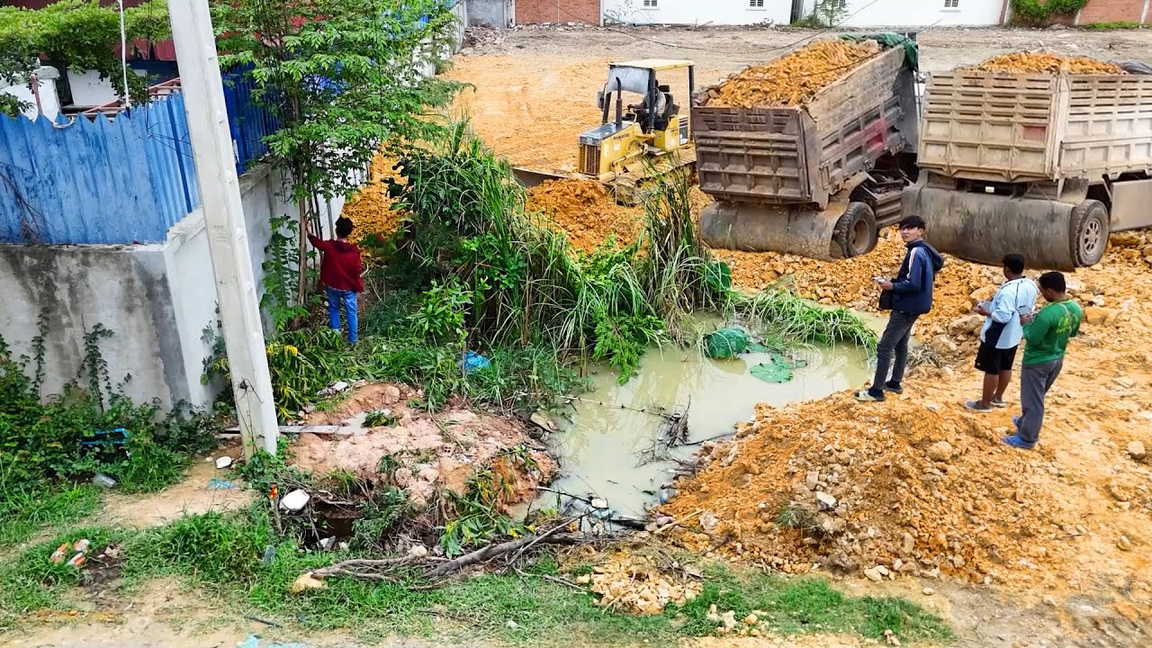 Interesting Technique, Large Fill Land Process By Skill KOMATSU ...