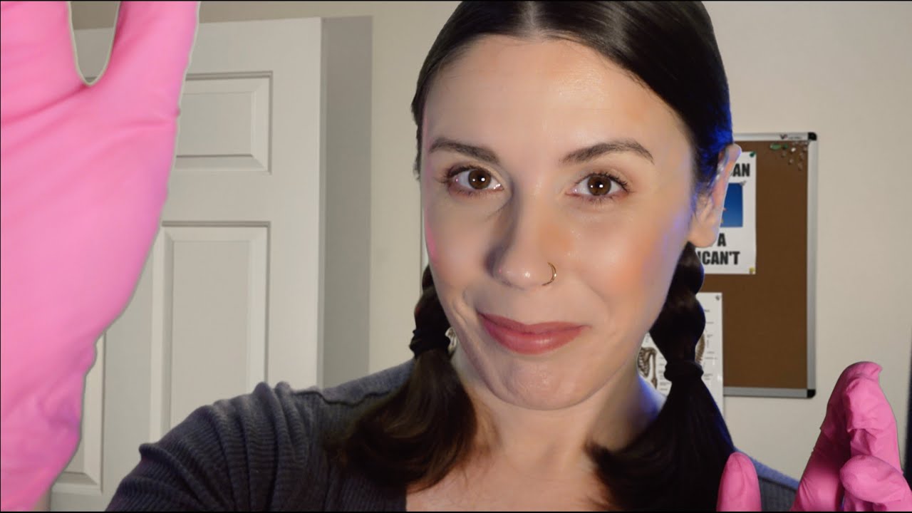 ASMR Nursing Student Practices Anatomy on You - YouTube