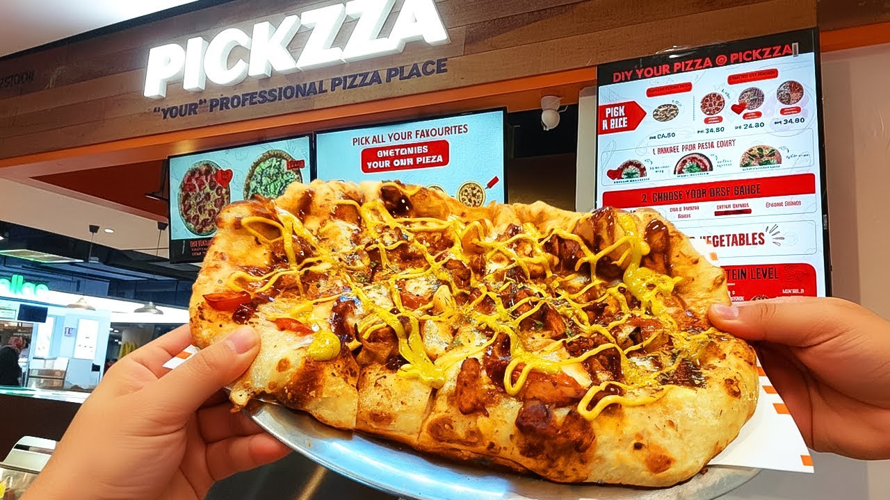 🇲🇾 🍕 You Can Customize EVERYTHING on Your Pizza?! - YouTube