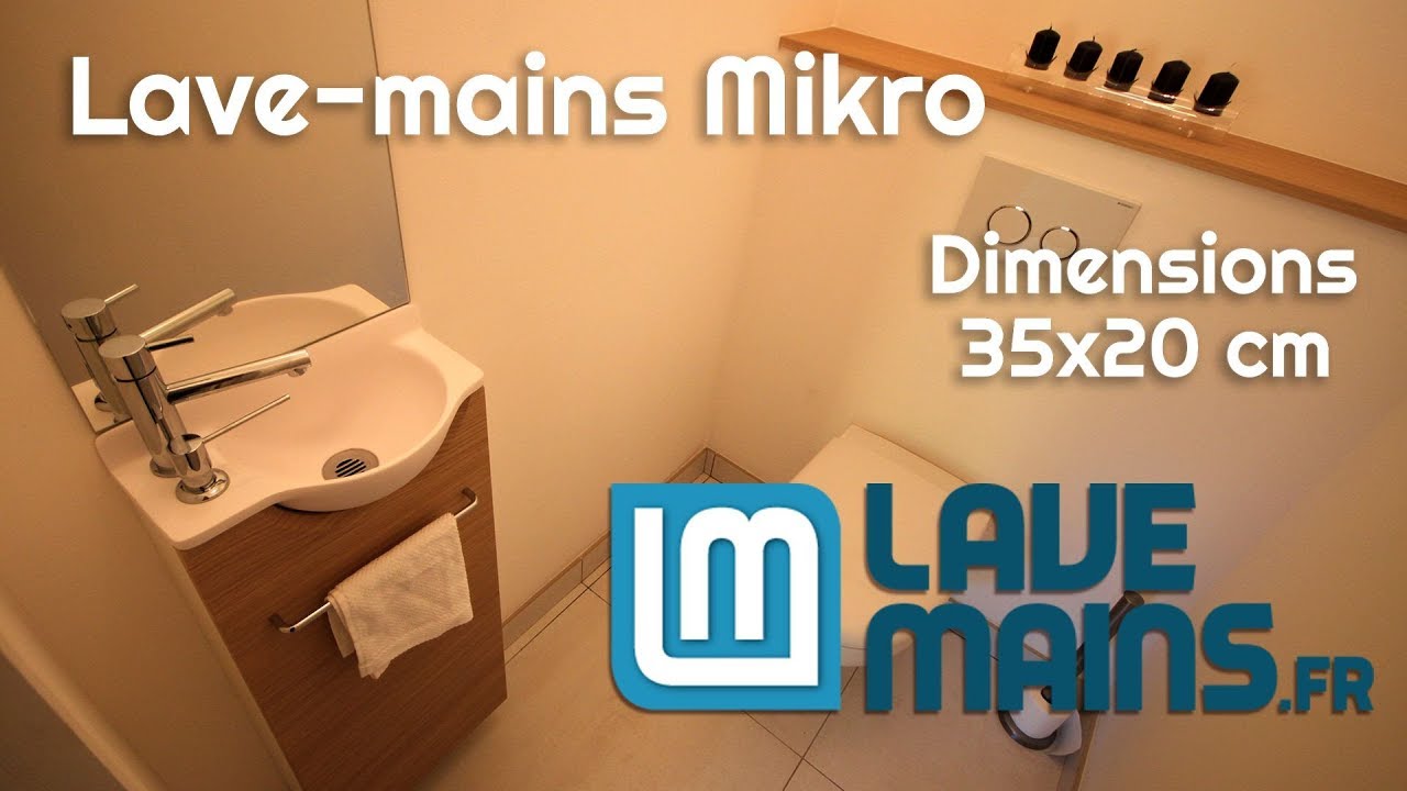 Lave-mains Mikro 35 x 20 cm - Lave-mains.fr - YouTube