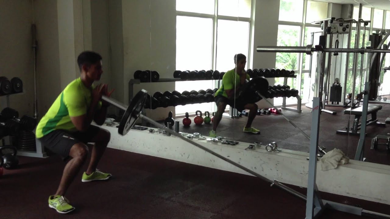 Lumberjack squat - YouTube