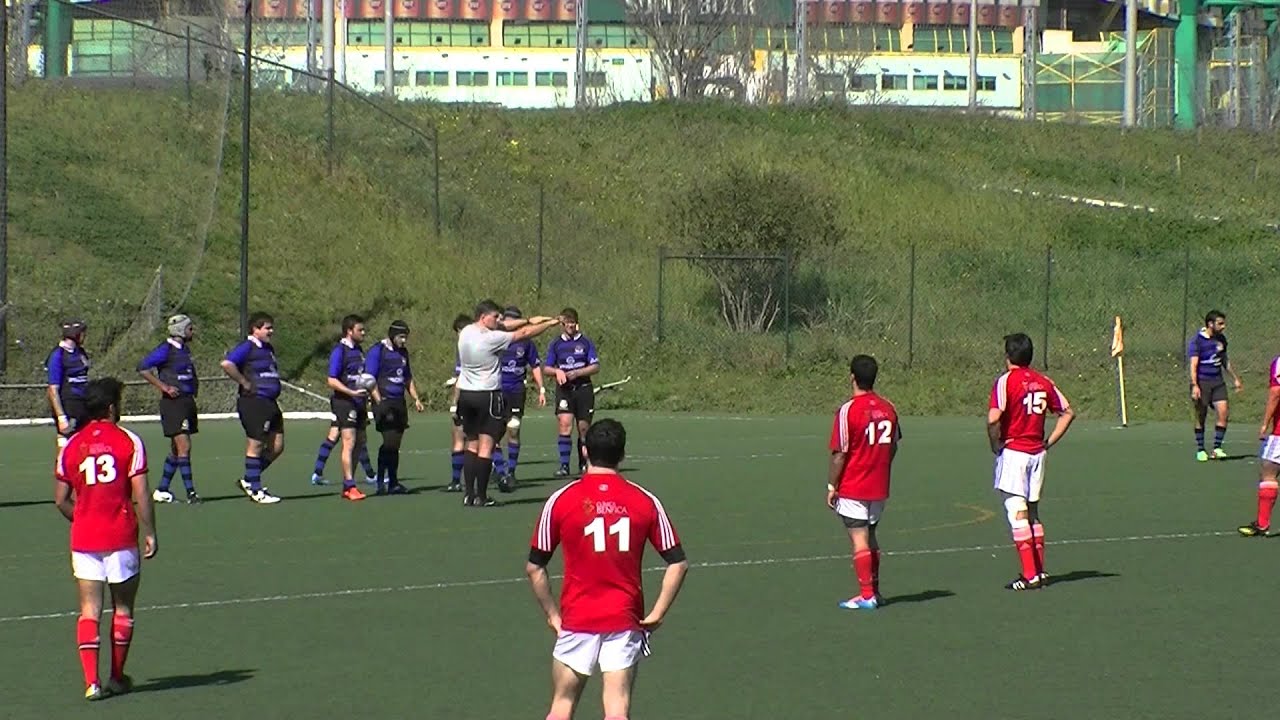 Rugby São Miguel com Benfica - YouTube