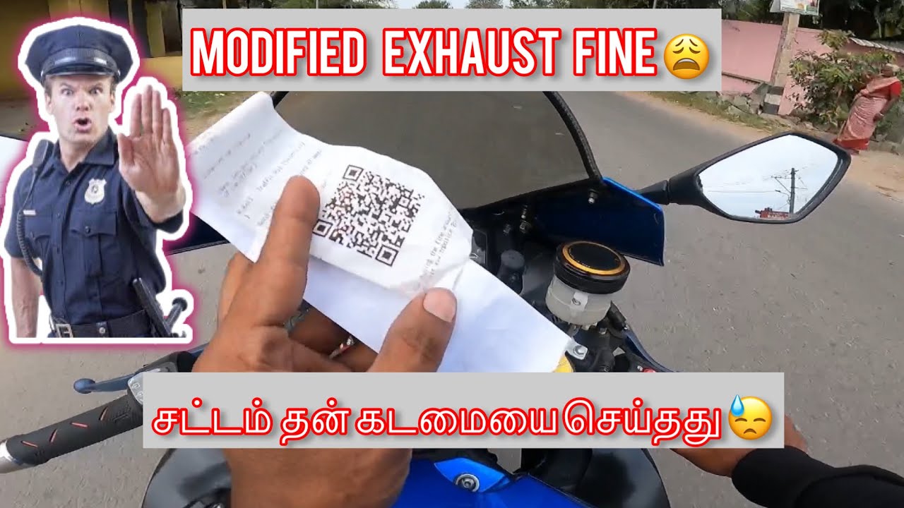 Exhaust Fine 5*** huh 😩 #sad - YouTube