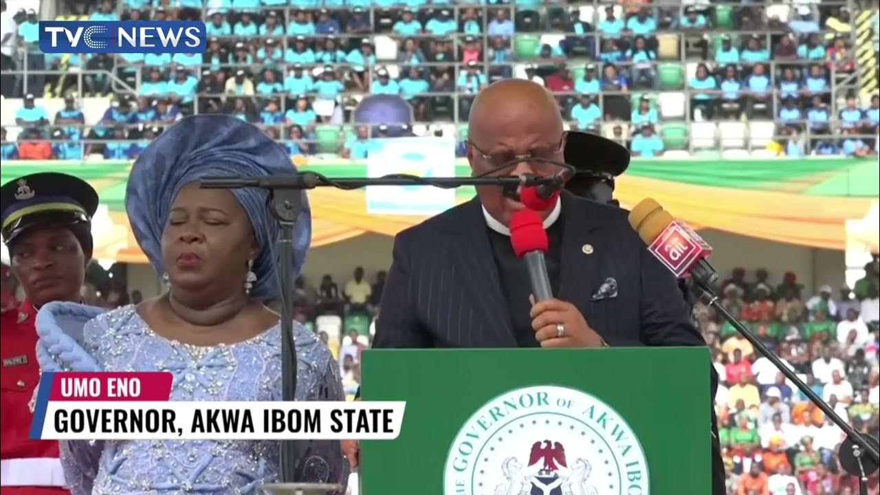 Umo Eno Sworn In As Governor Of Akwa Ibom State - YouTube