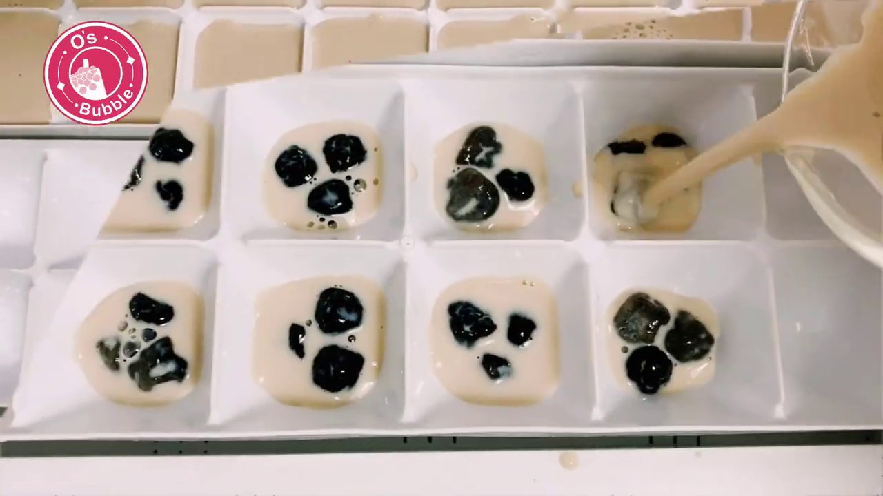 O's Bubble Instant Boba Pack(frozen) + ice cube - YouTube