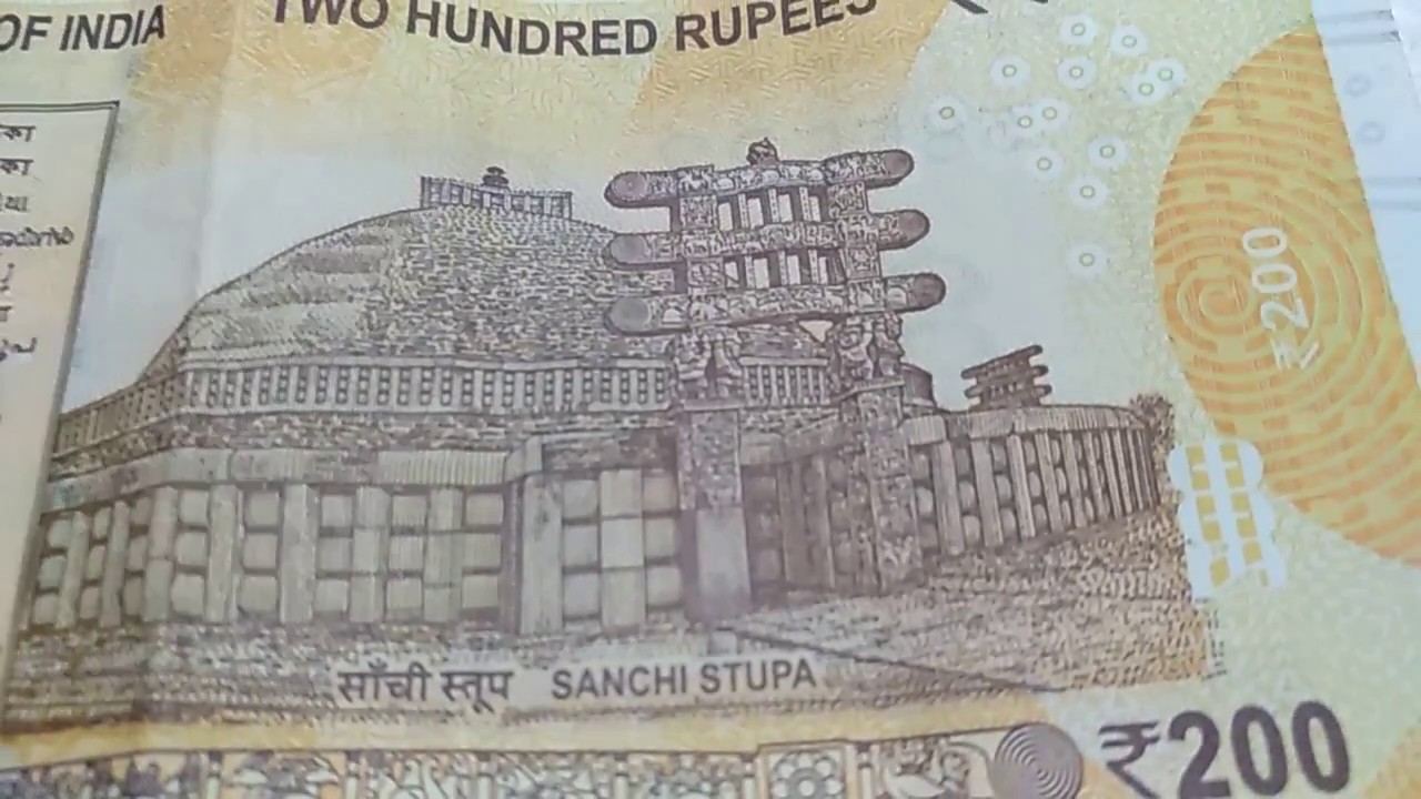 New 200 rupees note India - YouTube