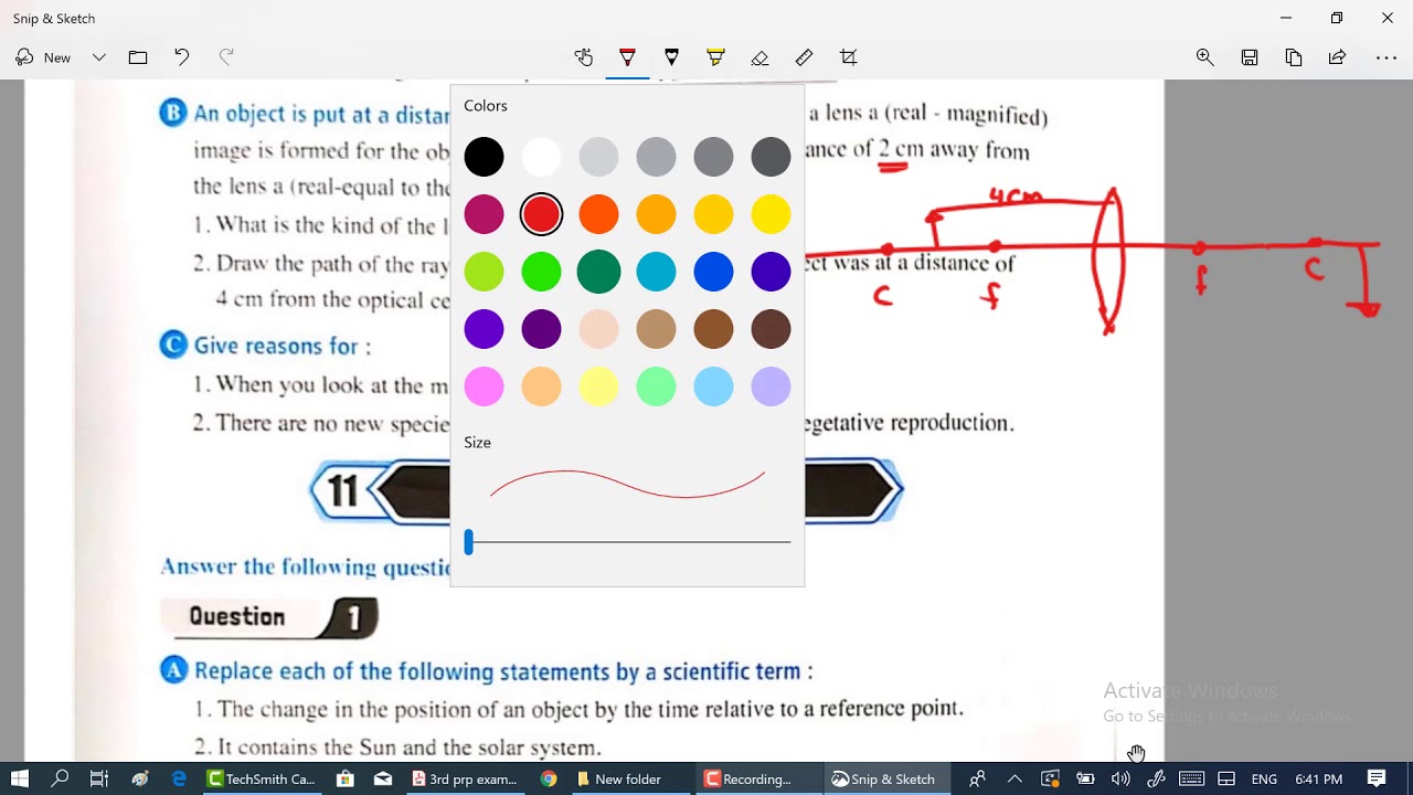 part2 from mirrors and lens problems - YouTube