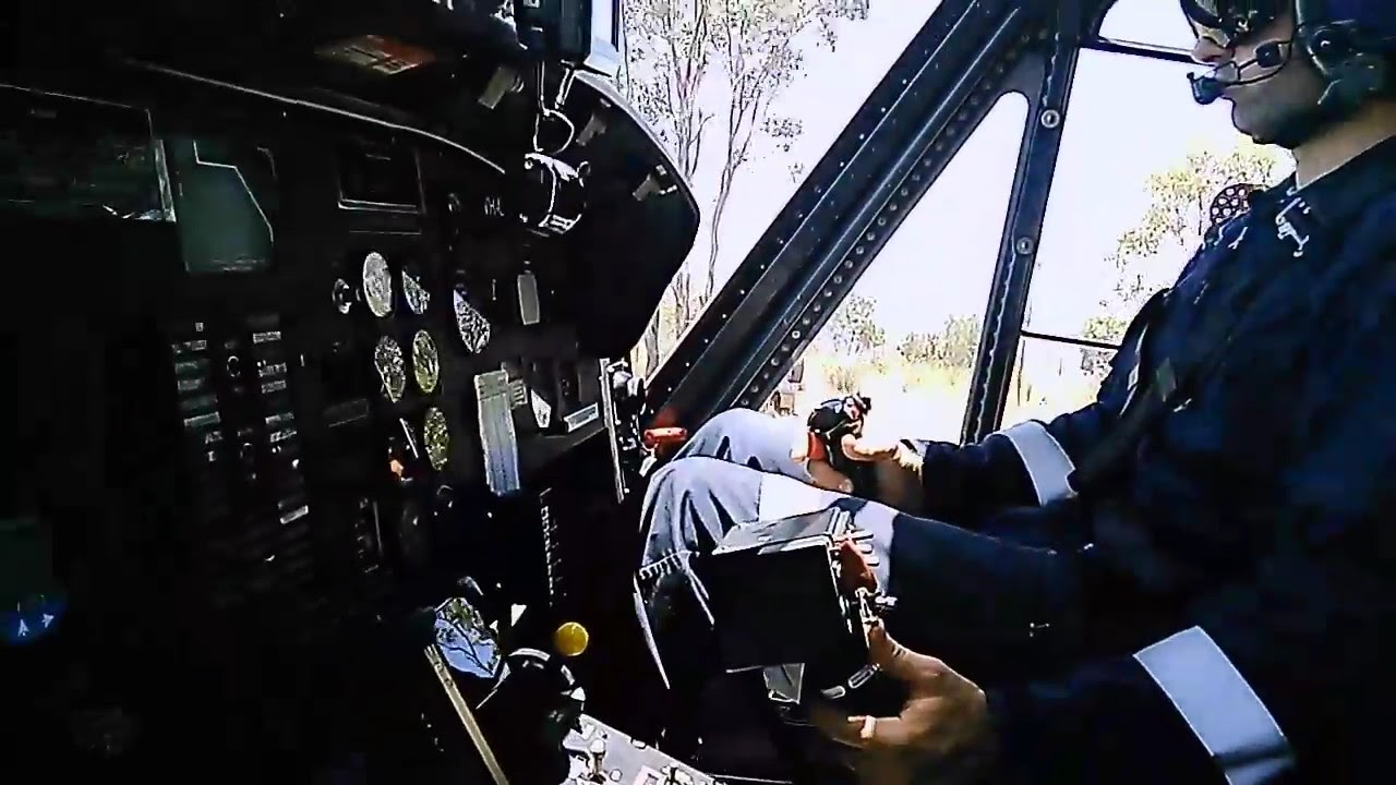 Bell 212 Eagle single approach and landing on Mt Walker. - YouTube