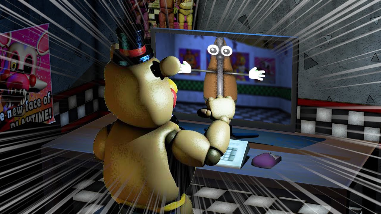 Toy Freddy Rage Quit scene recreated in FNF VS FNAF 2 - YouTube