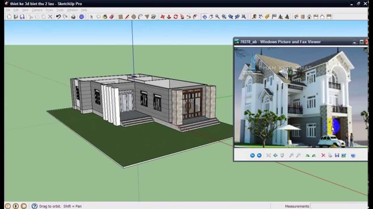 Ve ban ve - Thiet ke 3D (Phan 7) 5L (Thiet ke tang tret, Tiep theo ...