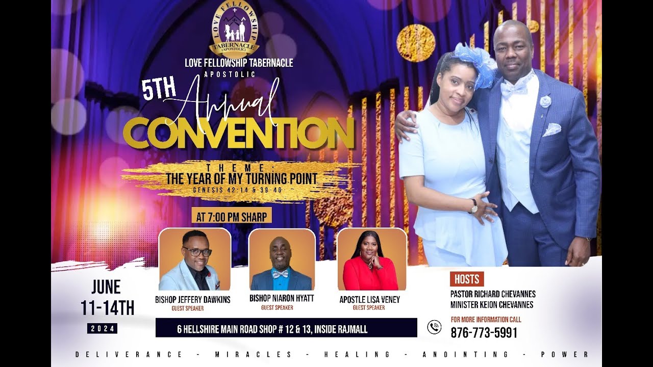 June 13, 2024 5th Annual Convention Service . Love Fellowship ...