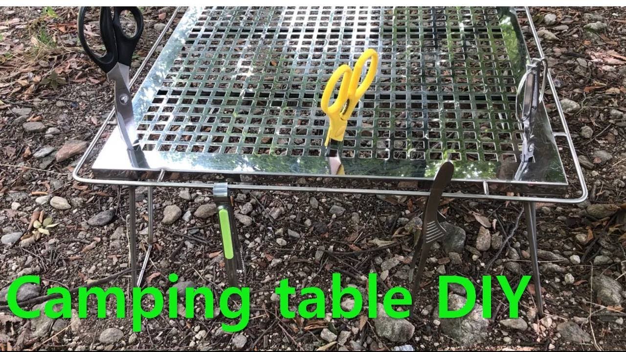 캠핑 테이블 만들기 / How to make camping table - YouTube