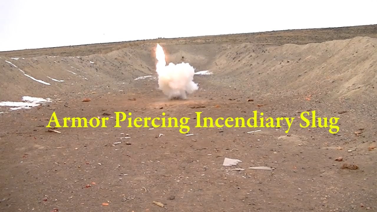Exotic Shotgun Ammo Pt6 - Armor Piercing Incendiary Slug - YouTube