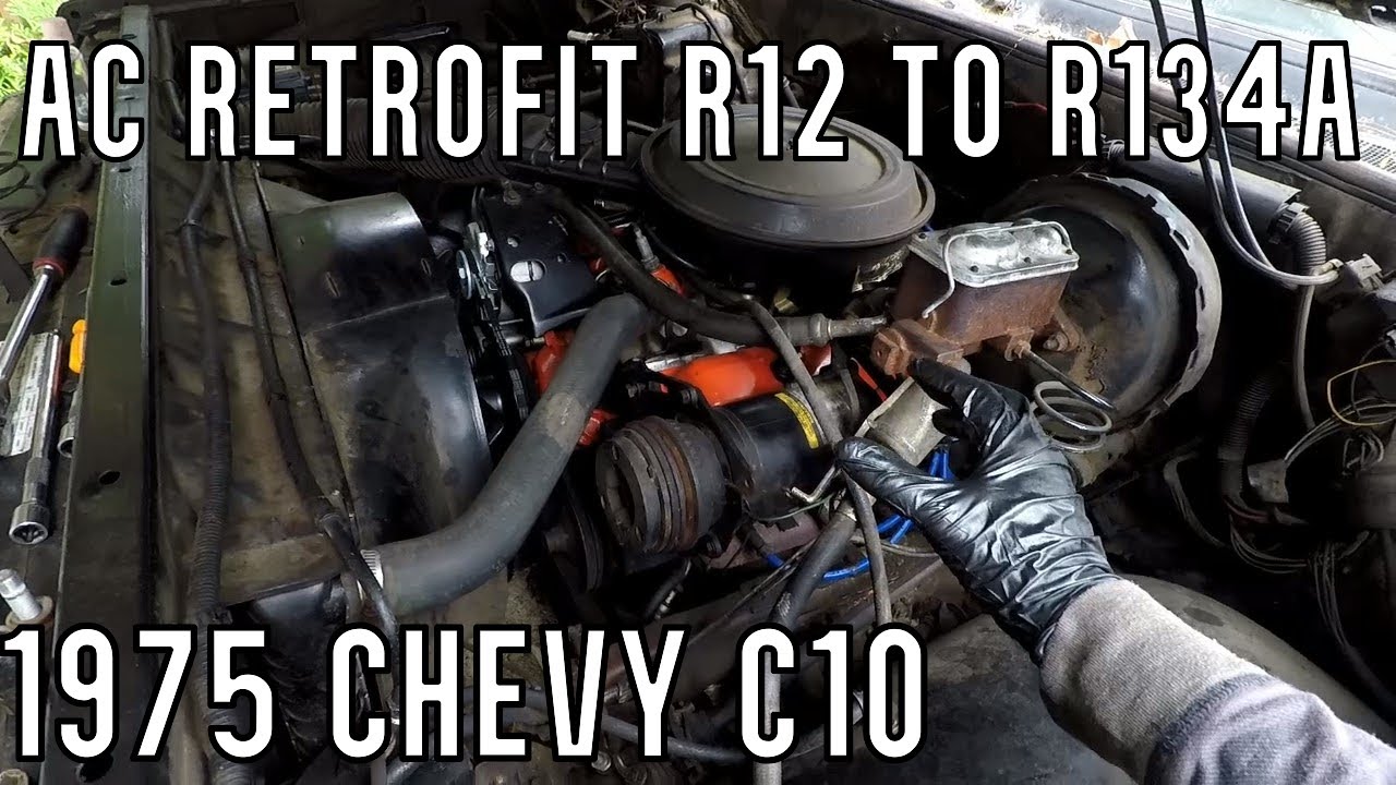 Chevy C10 R134a AC Retrofit - YouTube