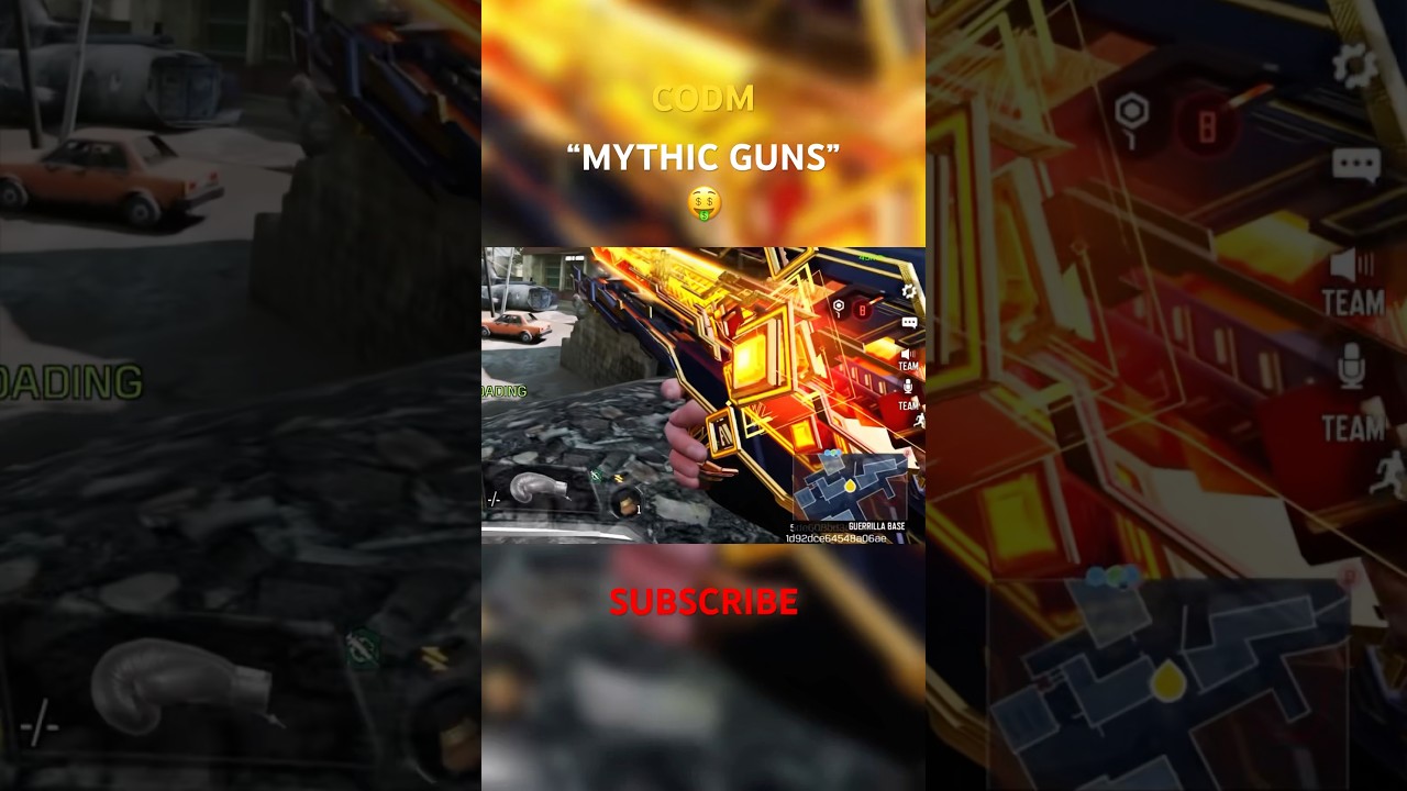 Mythic guns🤑 #music #song #codm #callofdutymobile #gaming #codmshorts # ...