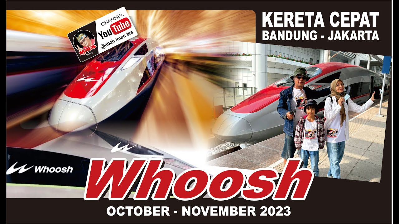 KERETA CEPAT INDONESIA high speed railway - indonesia "WHOOSH" 350 KM ...