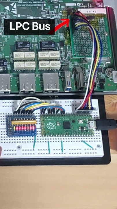 BIOS post card with the Raspberry Pi Pico - YouTube