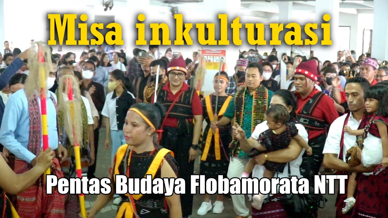 Misa Inkulturasi Budaya NTT ~ Gereja St Barnabas Paroki Pamulang - YouTube