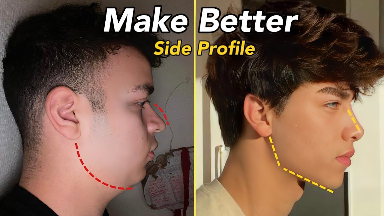 How To Get A Better Side Profile. Make You Look Better In Camera. - YouTube
