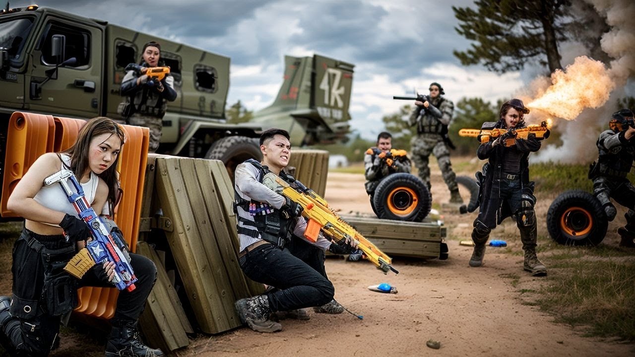 SEAL X Nerf War : SEAL X Battles Minions in An Epic SWAT Nerf Guns ...