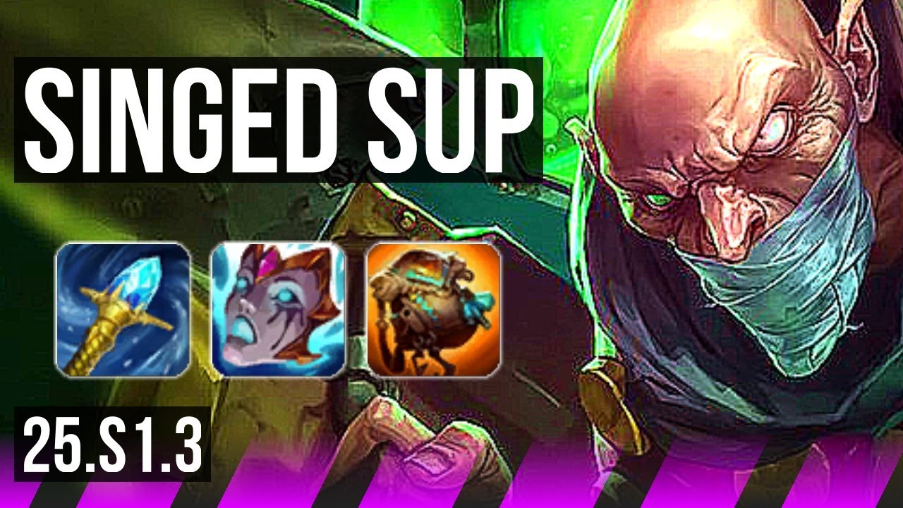 SINGED & Jinx vs RELL & Tristana (SUP) | 4/5/24, 500+ games | KR Master ...