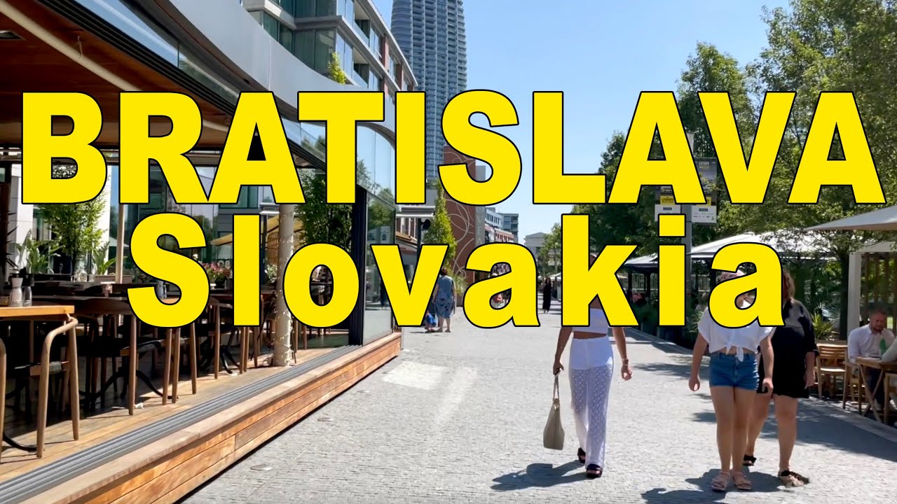 Beautiful summer walking tour in Bratislava Slovakia - YouTube