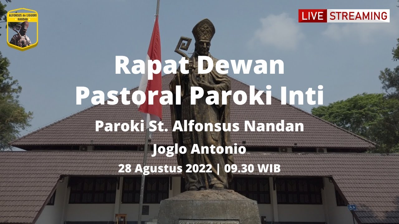 RAPAT DEWAN PASTORAL PAROKI INTI, Paroki St. Alfonsus Nandan (Minggu ...