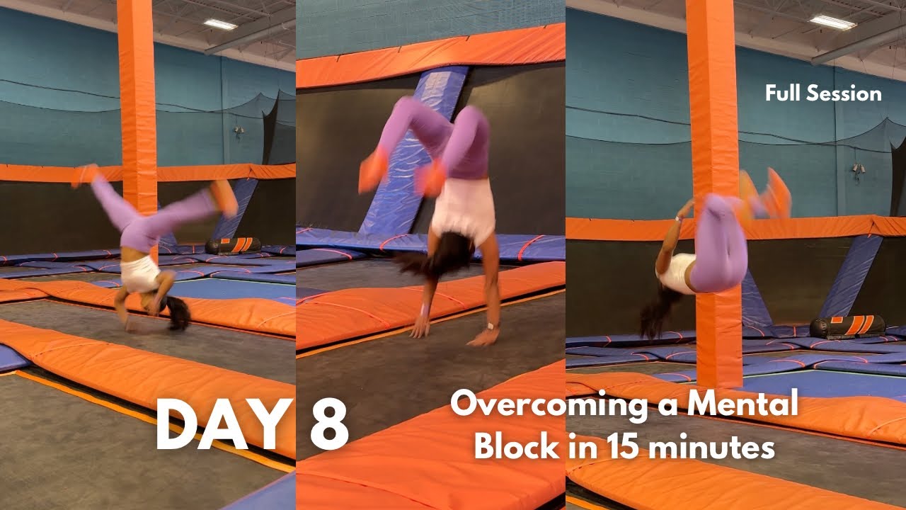 FULL Round Off, Back Handspring Back Tuck Practice Session | Day 8 ...