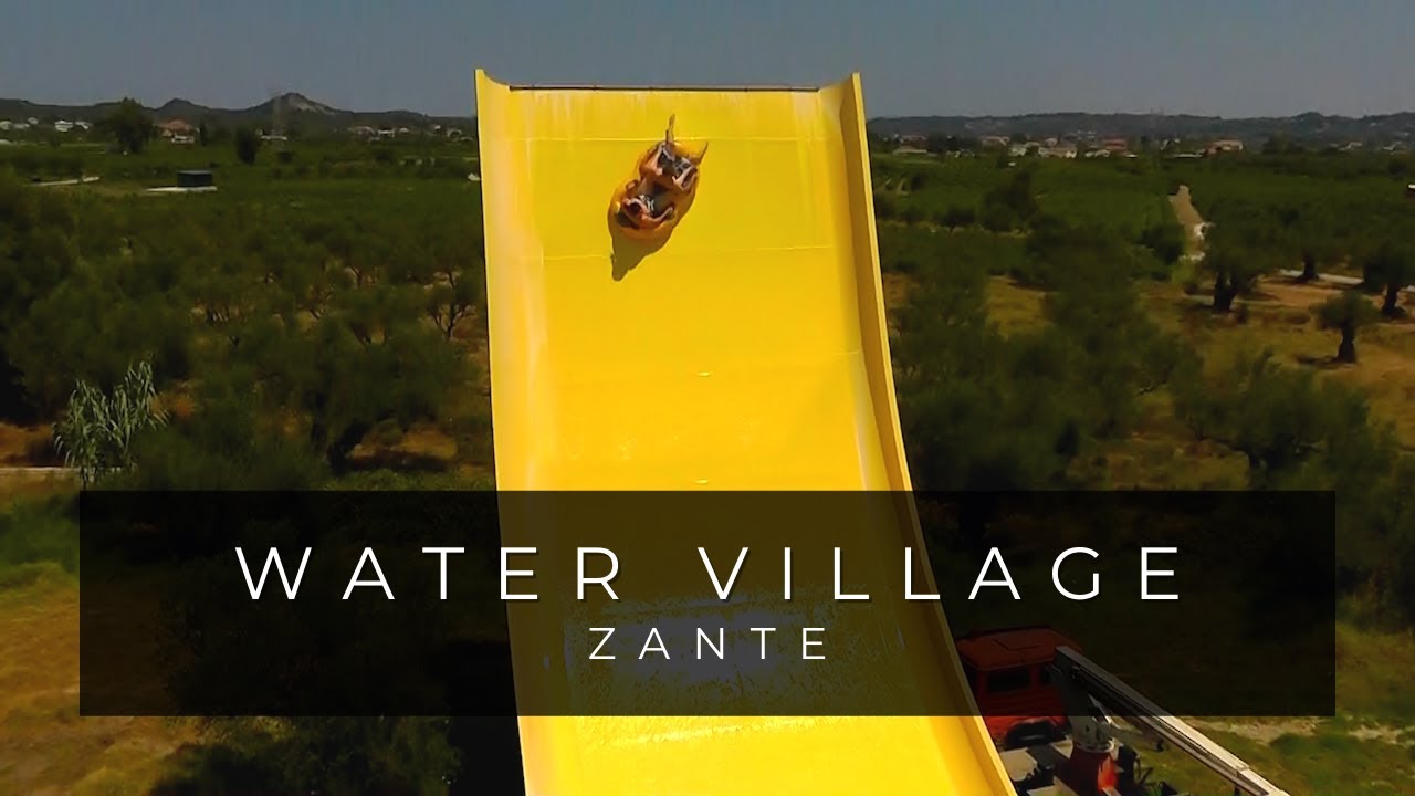 Epic Water Slide / Zante Water Village / Zakynthos Greece - YouTube