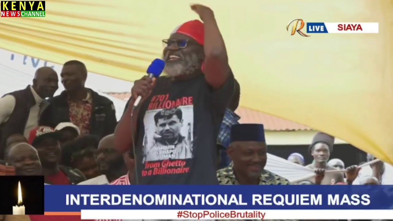 WAJACKOYAH ON FIRE 🔥 LISTEN TO HIS EXPLOSIVE SPEECH AT AZIMIO REQUIEM ...