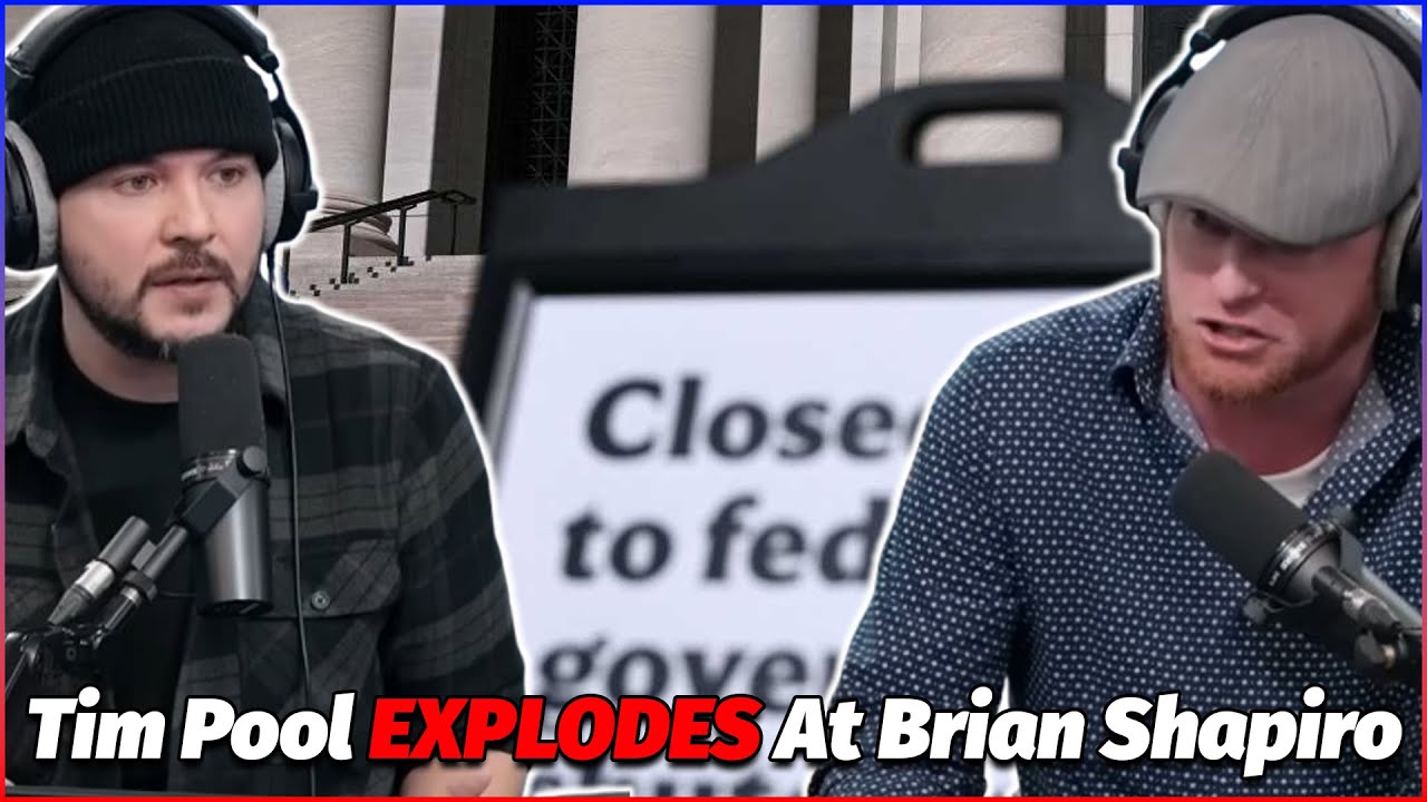 Tim Pool Explodes At Brian Shapiro During Heated Debate - YouTube