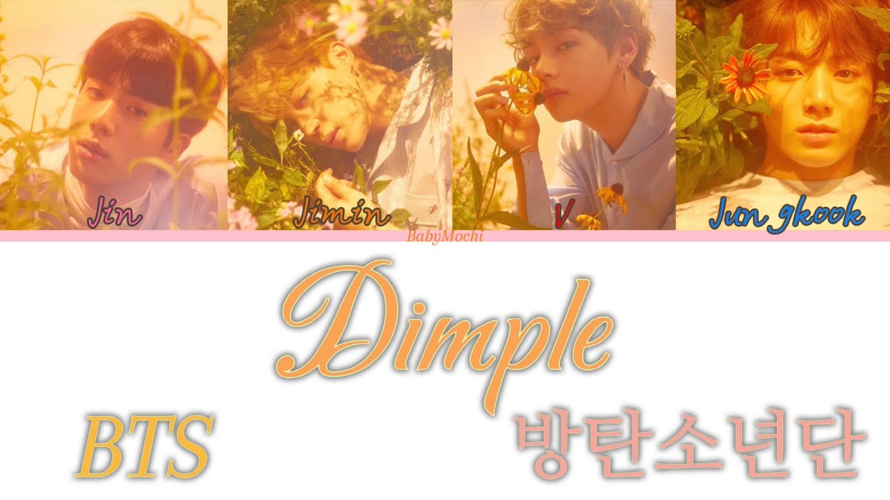 BTS "dimple" colour coded lyrics (romanized) - YouTube