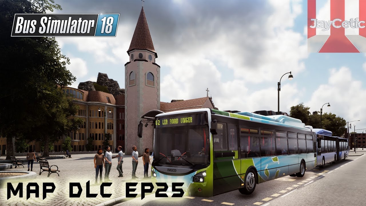 Bus Simulator 18 - Map Extension DLC - EP25 - CountrySide - Bus Stop ...